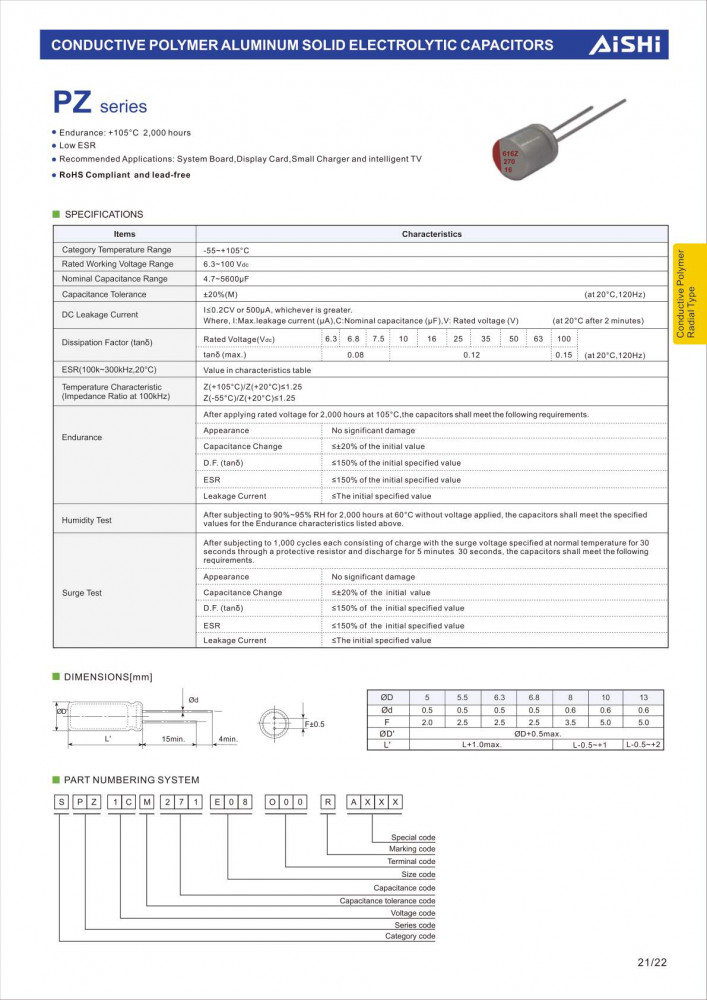 AISHI PZ series document page 7