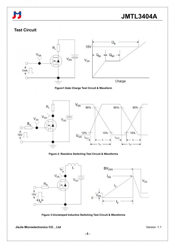 JMTL3404A datasheet page 5