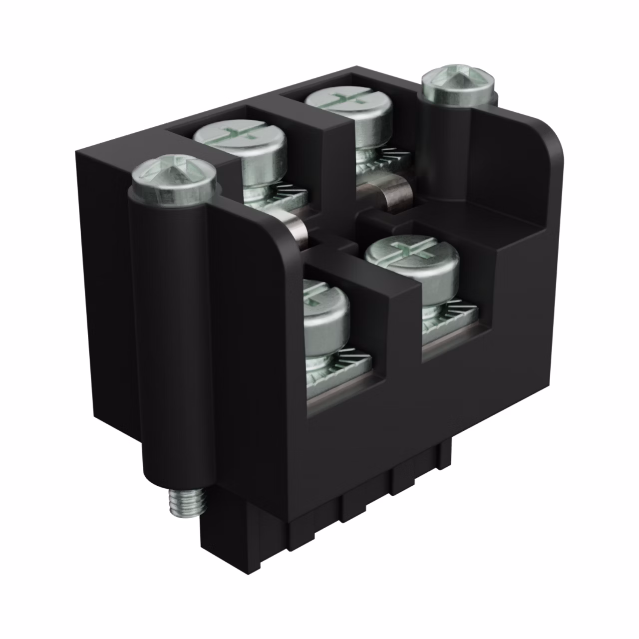 5.08mm Pitch Beau EuroMate Pluggable Terminal Block, Dual Level, 270° Wire Entry, with Retention Screws, 4 Circuits for sale