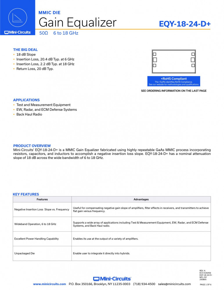 EQY-18-24-DG+ technical document page 1
