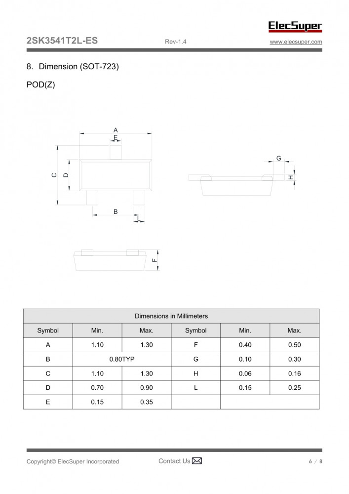 2SK3541T2L-ES datasheet page 6