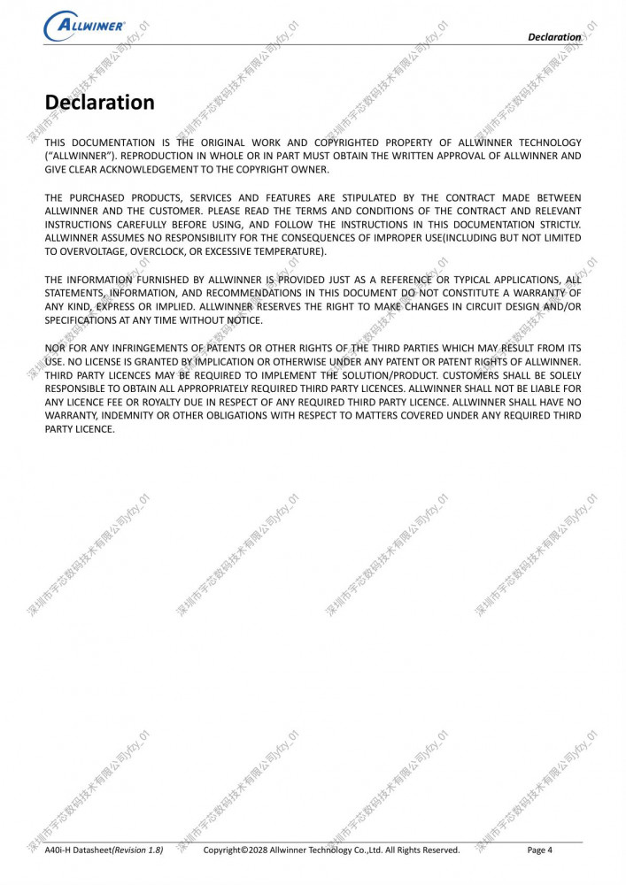 A40i-H datasheet page 4