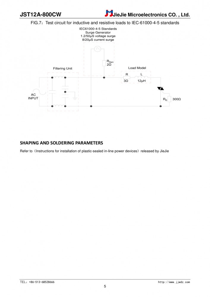 JST12A-800CW datasheet page 5