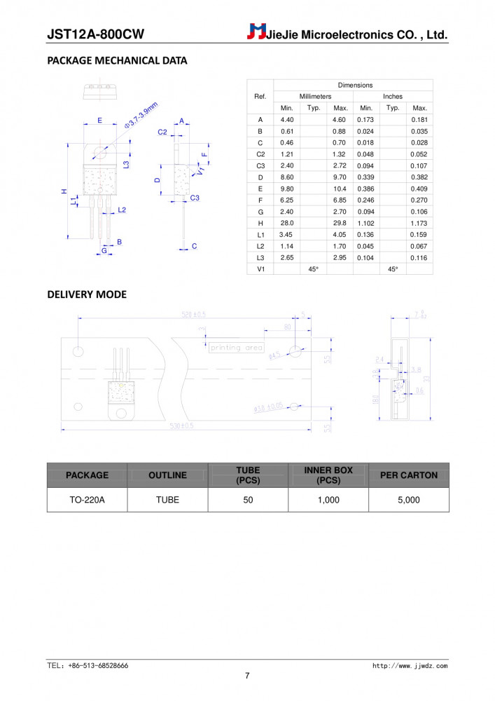 JST12A-800CW datasheet page 7