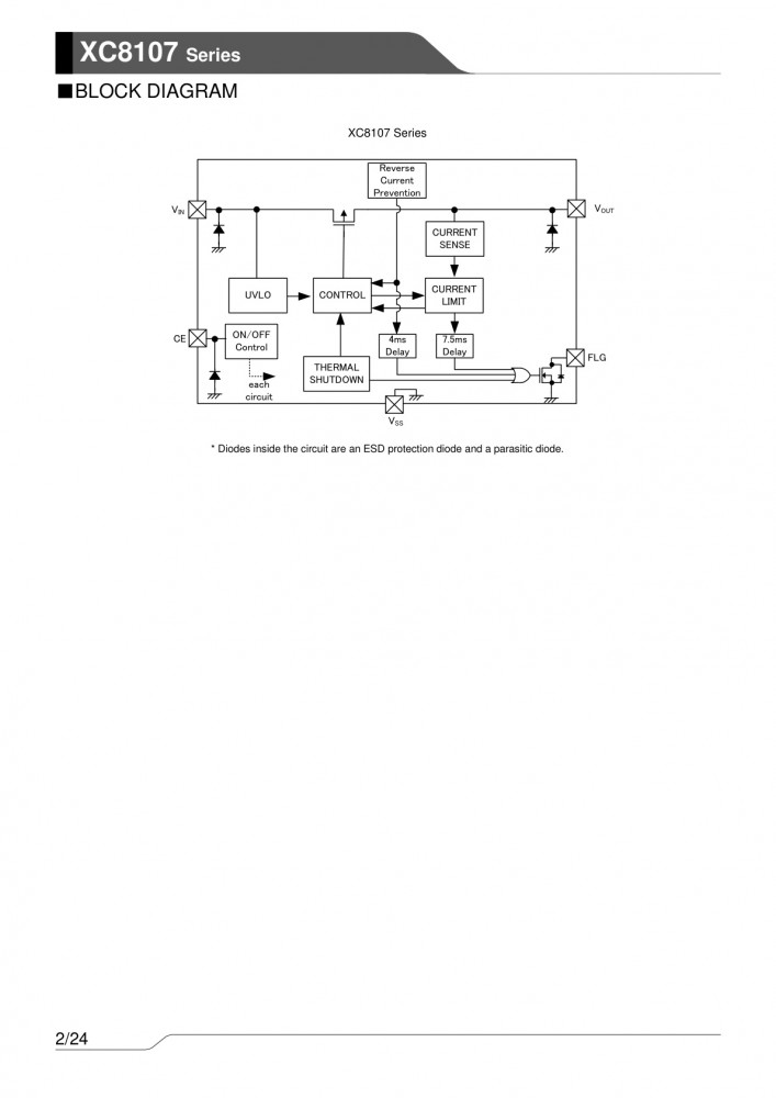 XC8107 datasheet page 2