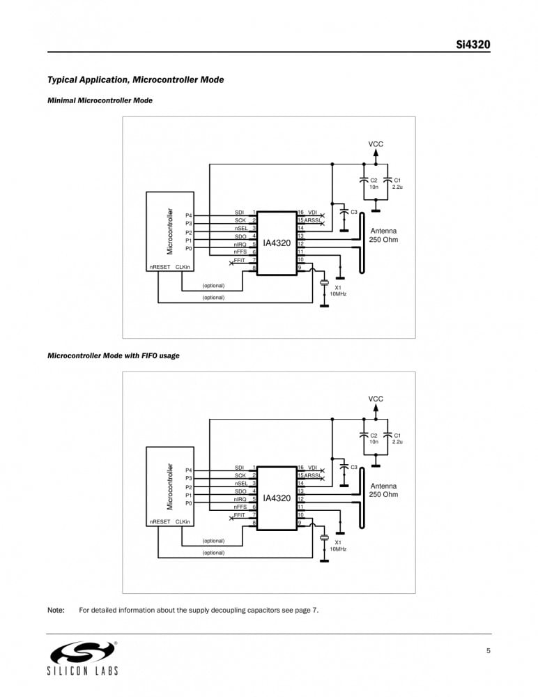 SI4320 datasheet page 5