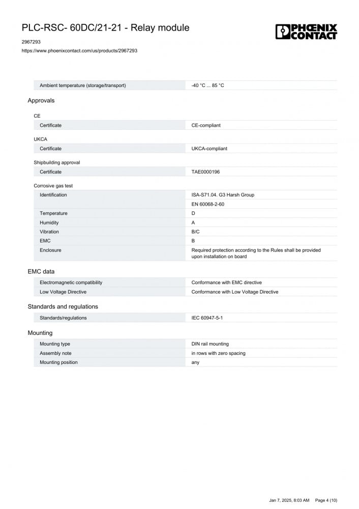 Phoenix Contact 2967293 document page 4