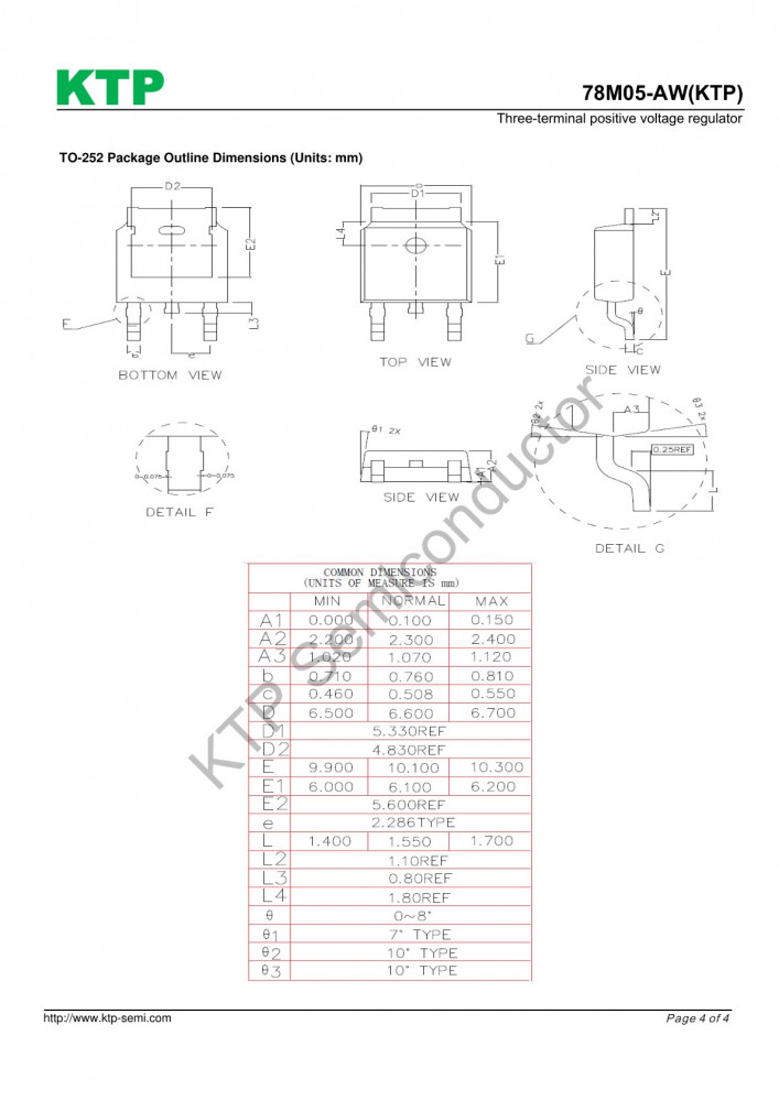 78M05-AW(KTP) datasheet page 4
