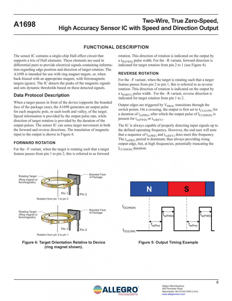 A1698 datasheet page 8