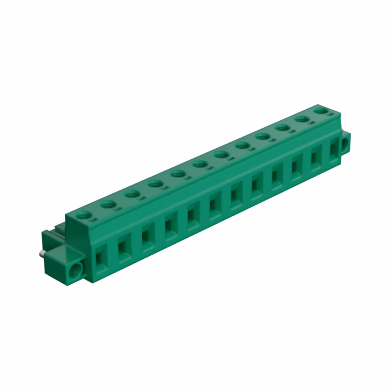 7.62mm Pitch Eurostyle Horizontal Plug, with Retention Screws, 6 Circuits