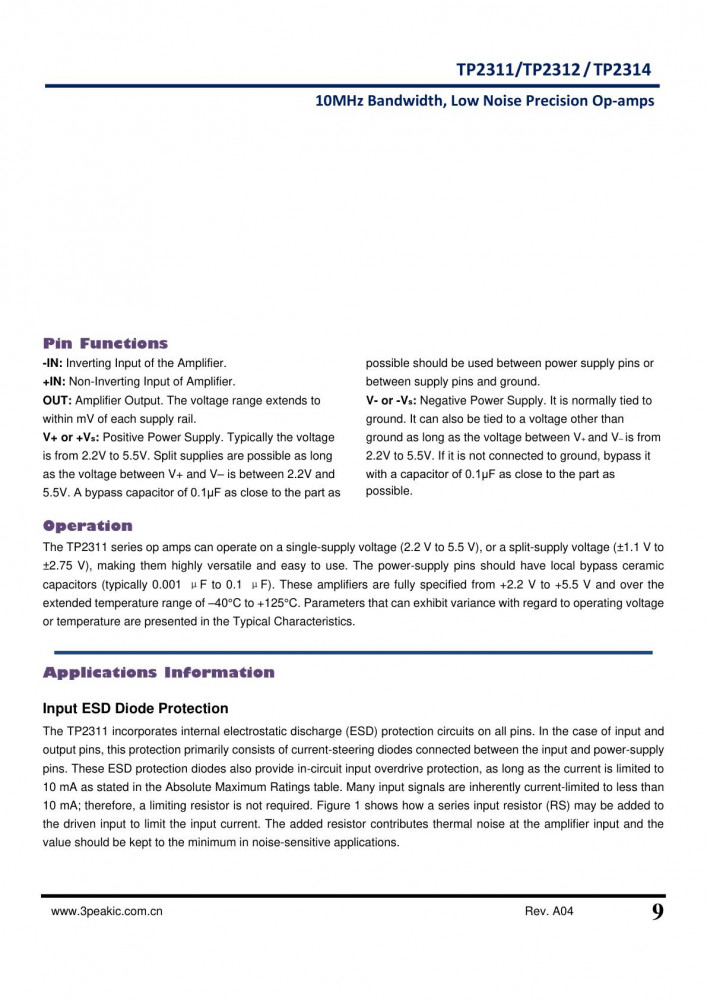 TP2311-TR datasheet page 9