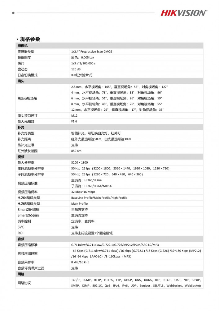 DS-2CD3T66WDA4-L(S) datasheet page 2