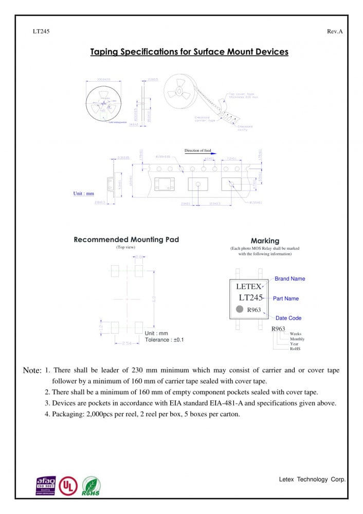 LT245 datasheet page 4