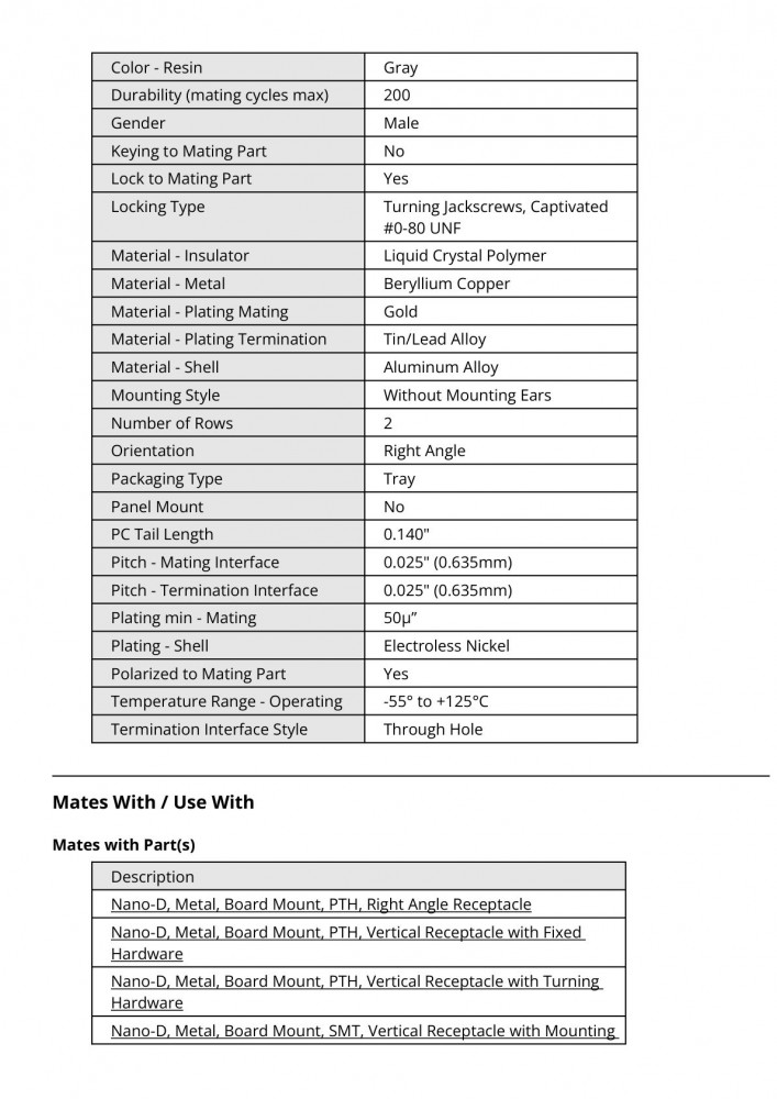 Technical document page 2 for NK-2E2-065-335-JC00