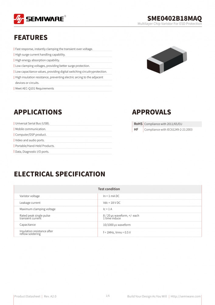 SME0402B18MAQ datasheet page 1
