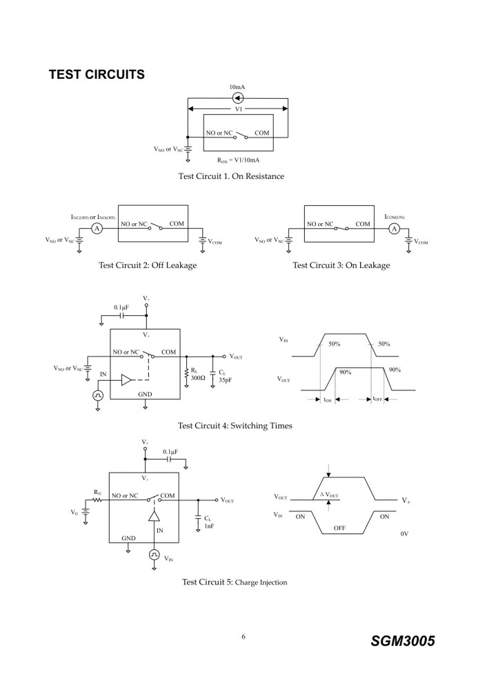 SGM3005 datasheet page 6