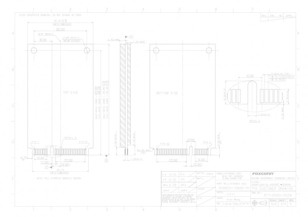 FOXCONN AS0B221-S90Q-7H drawing page 2