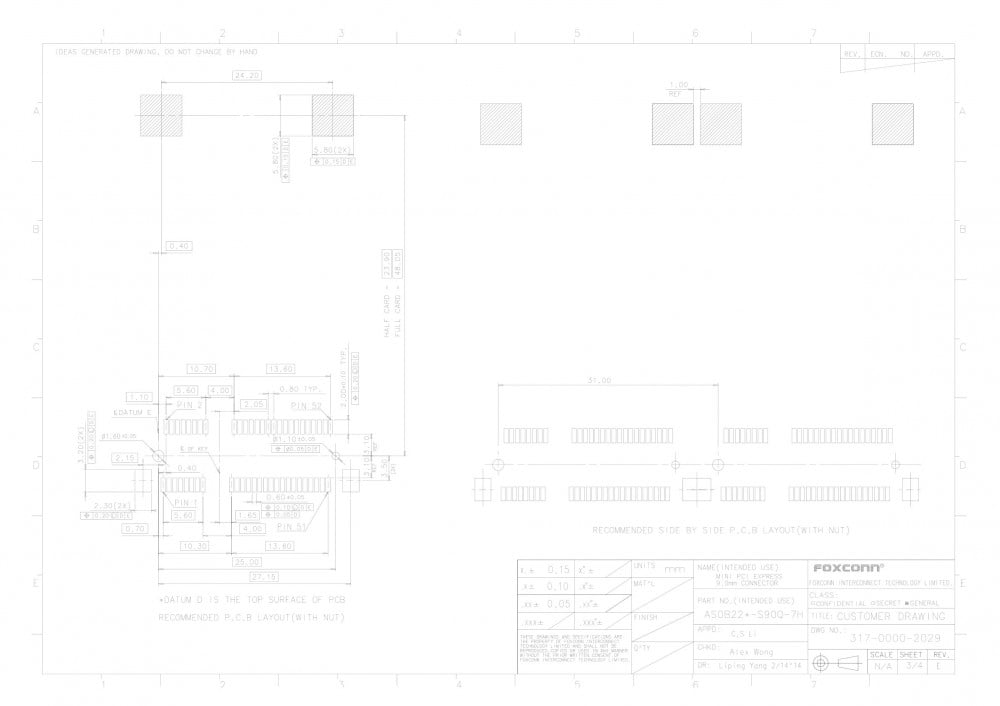FOXCONN AS0B221-S90Q-7H drawing page 3