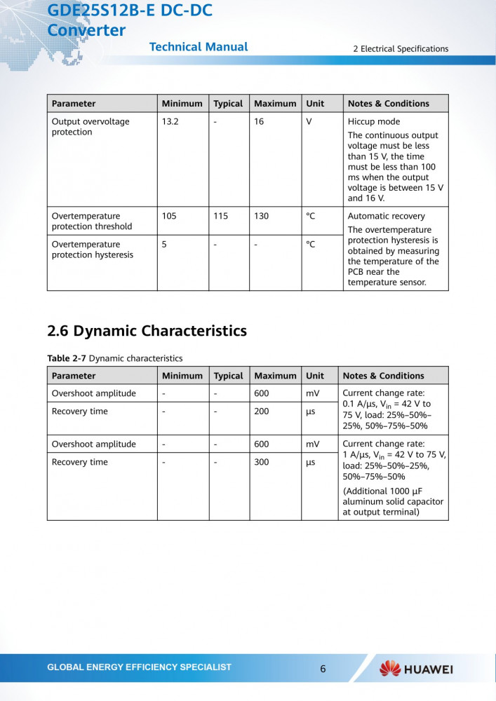 GDE25S12B-E technical manual page 10