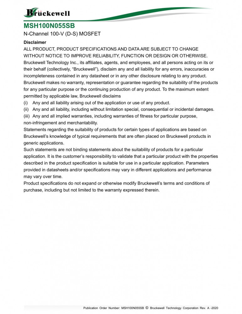 MSH100N055SB datasheet page 6