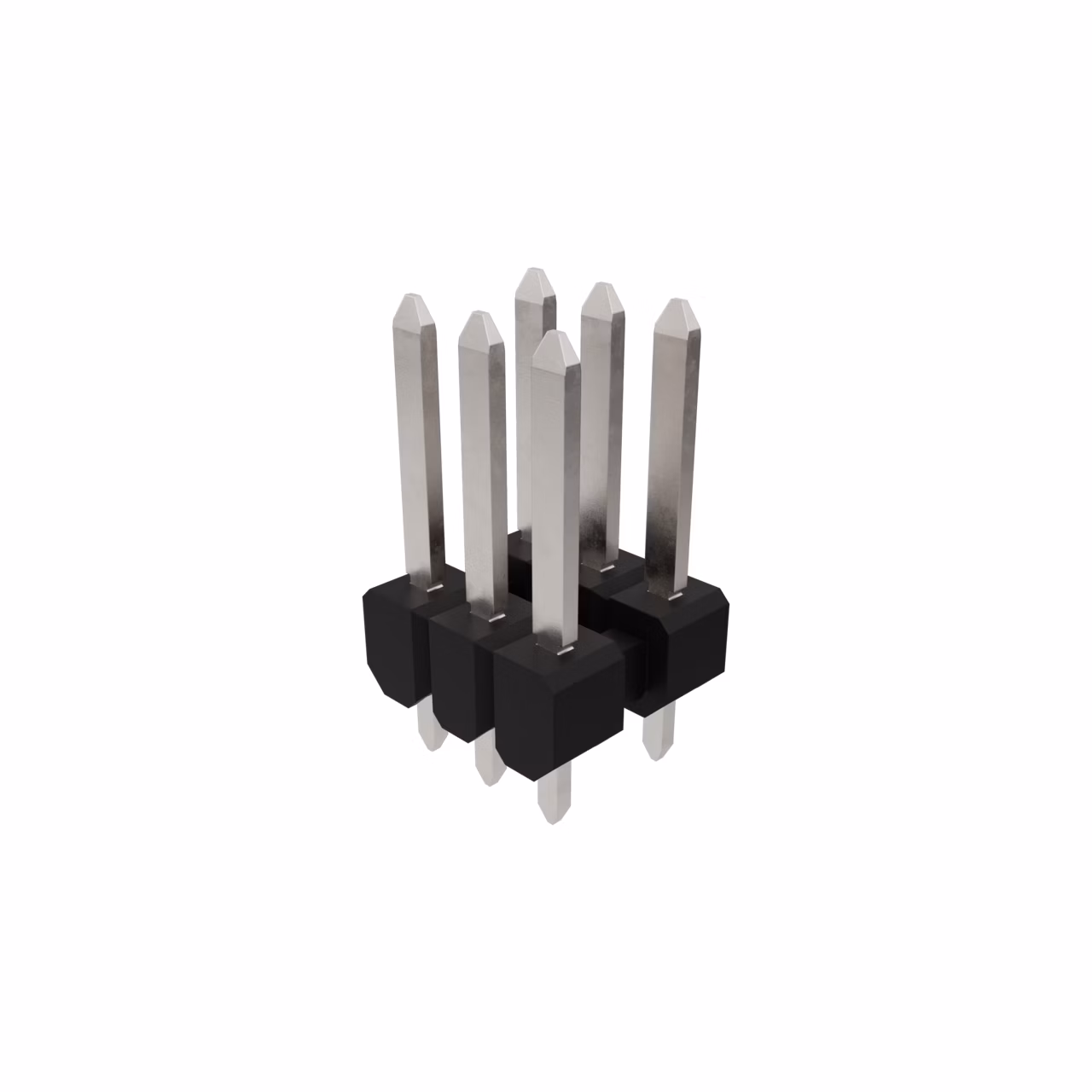 MX150 Dual Row Header, Vertical, 6 Circuits, 2.5µm Tin (Sn) Plating, 11.20mm Mating Pin Length, 3.05mm PC Tail Length for sale