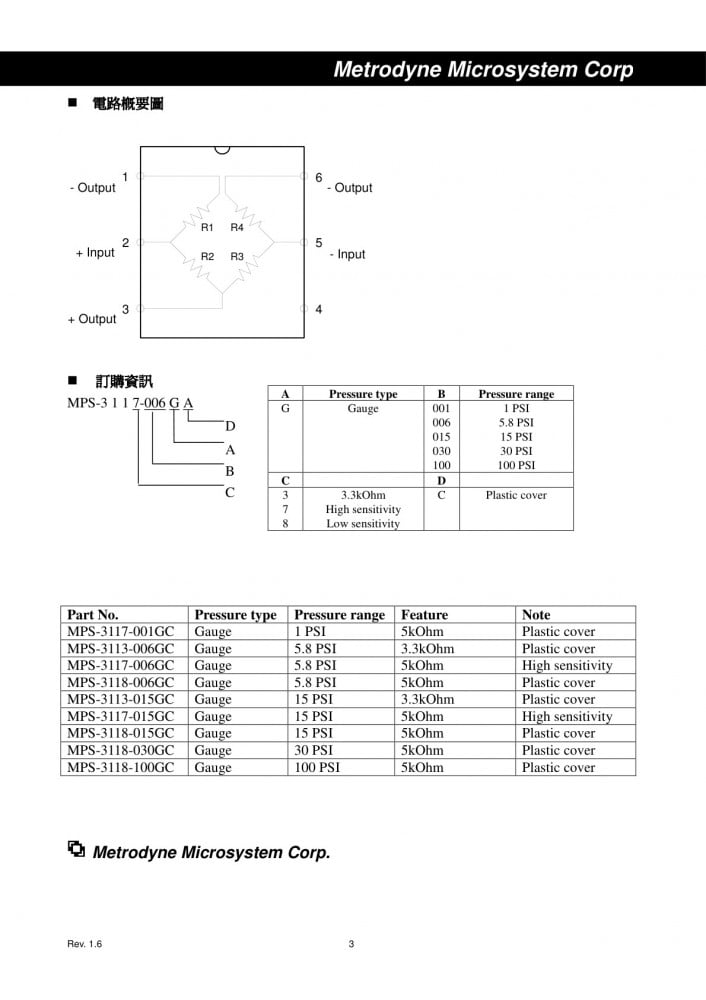 MPS-3118-100GC datasheet page 3