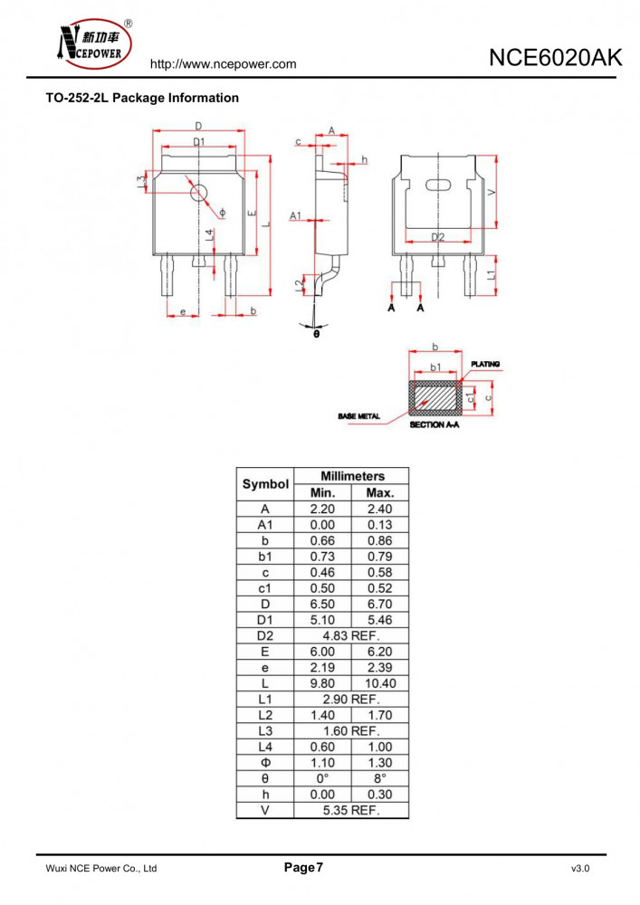 NCE6020AK datasheet page 7