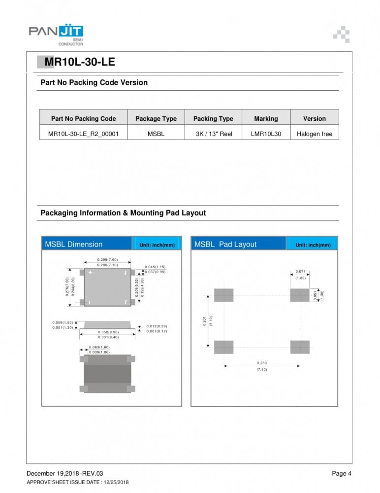 MR10L-30-LE datasheet page 4