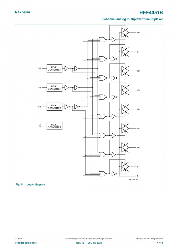 HEF4051B datasheet page 4