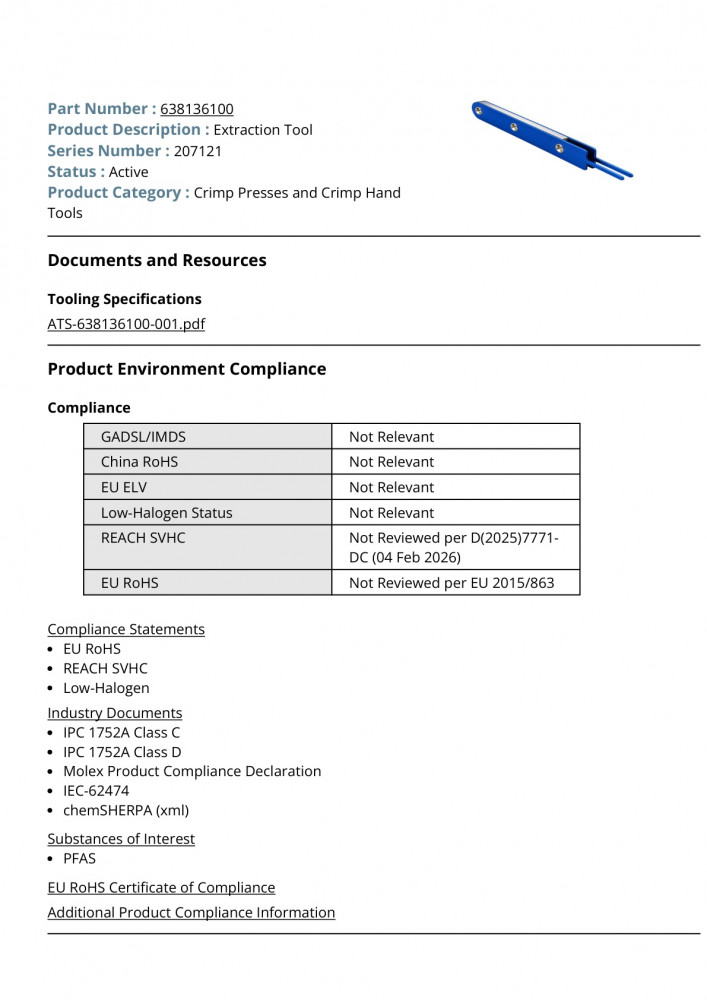 638136100 tooling document, page image 1