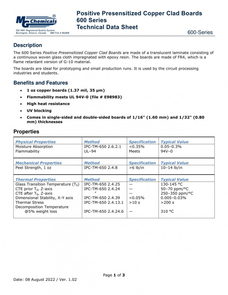 Technical document preview, page 1