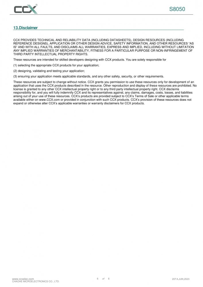 S8050 datasheet page 6