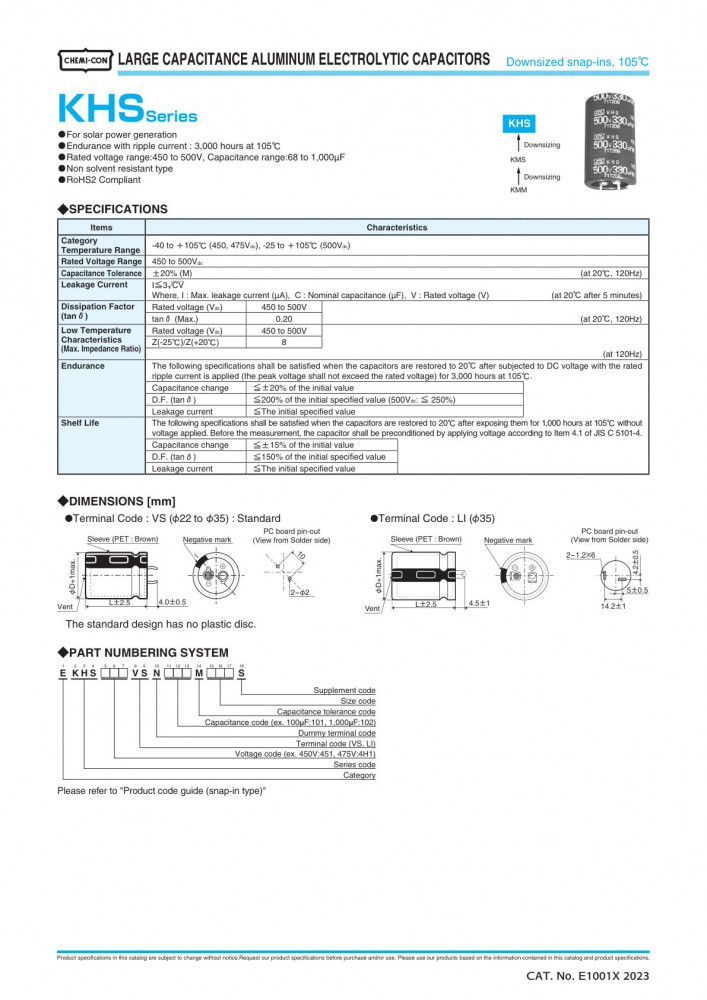NCC KHS series document page 1