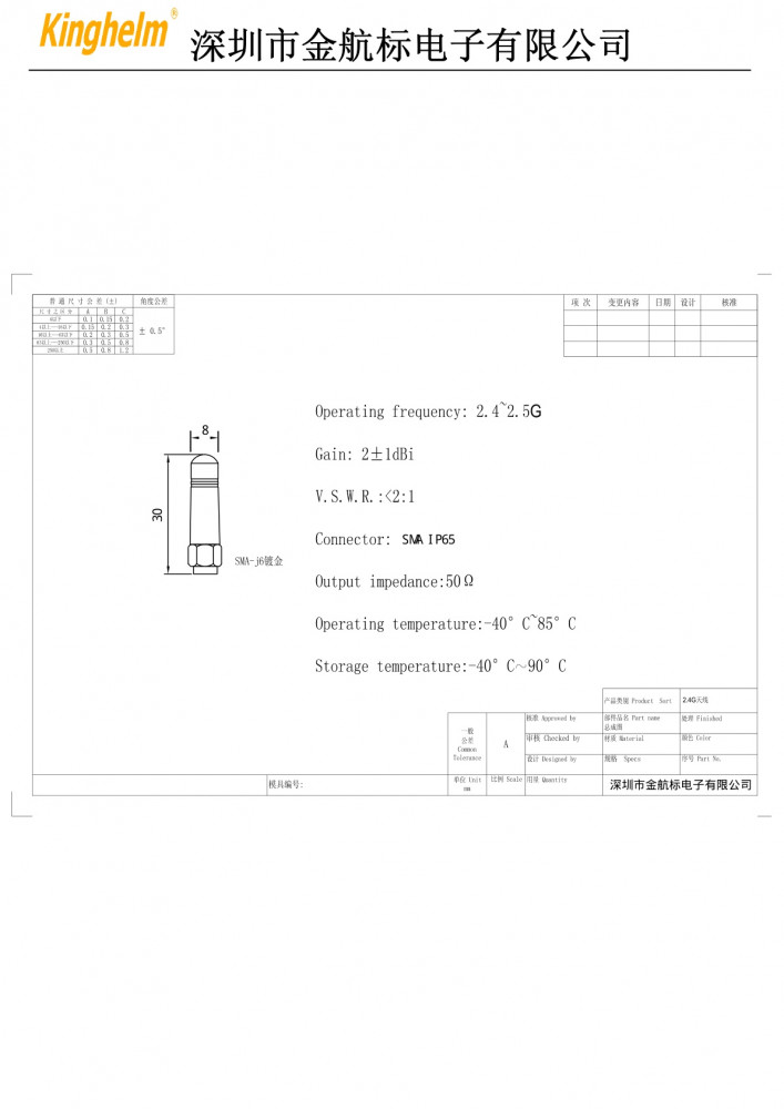 KH-(2.4G)-K503-XJB specification page 4
