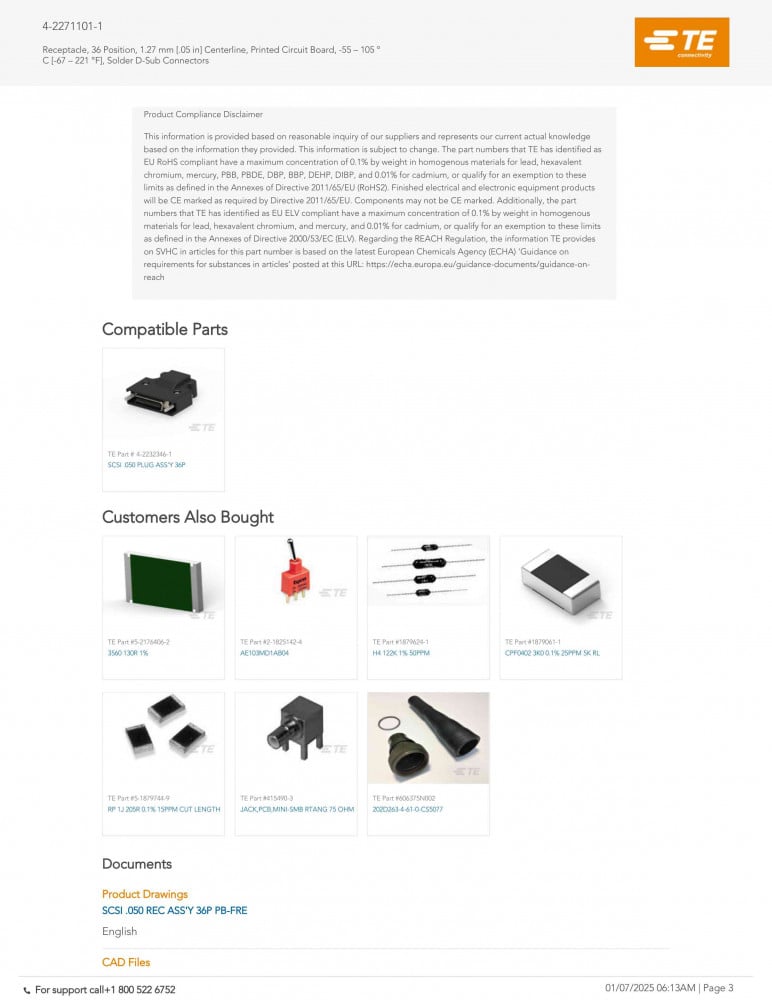 TE Connectivity 4-2271101-1 product document page 3