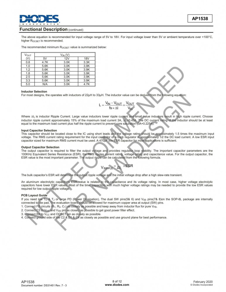 AP1538SG-13 datasheet page 8