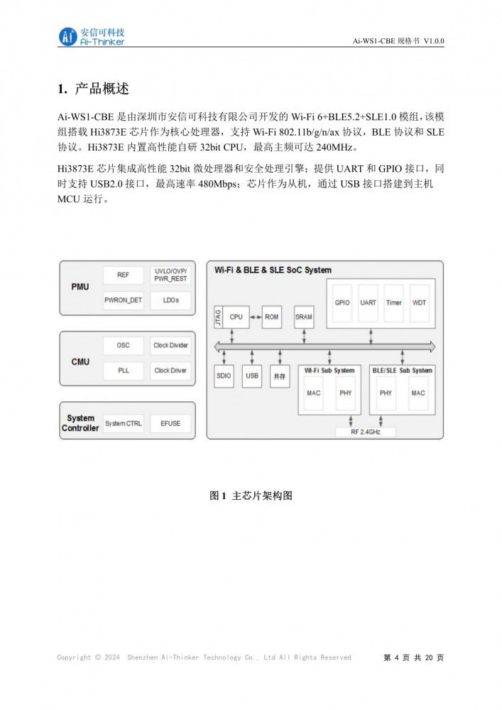 Ai-WS1-CBE datasheet page 4