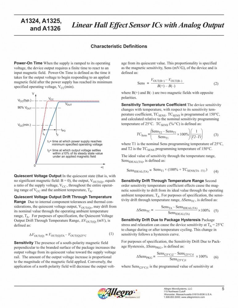 A1326LLHLT-T datasheet page 5