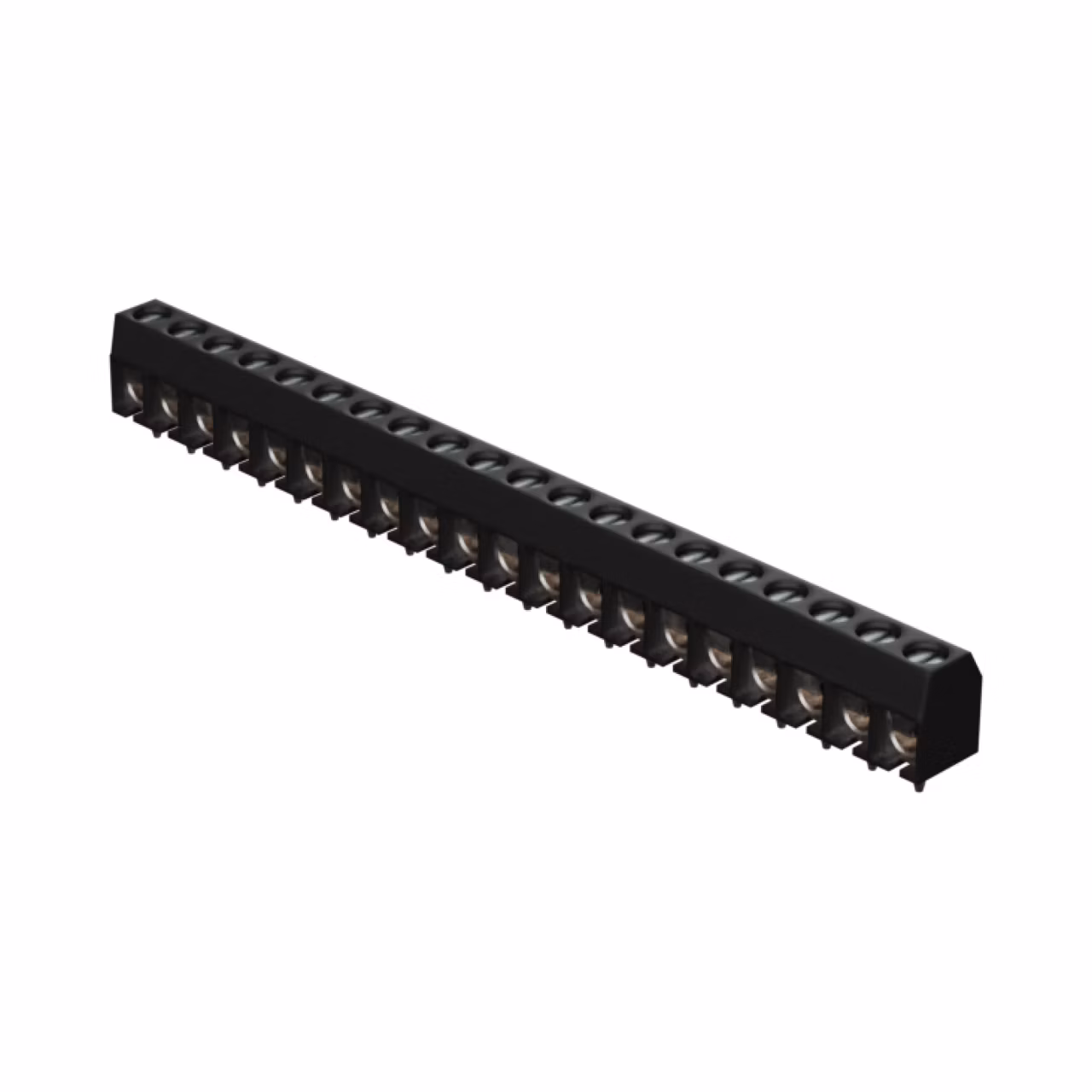 5.00mm Pitch Eurostyle Vertical Fixed Mount PCB Terminal Block, Low Profile, 20 Circuits for sale