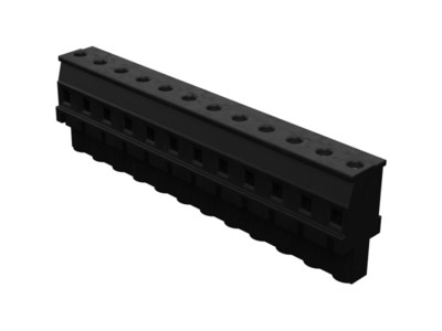 7.50mm Beau Eurostyle Pluggable Terminal Block, 90° Wire Entry, 12 Circuits for sale