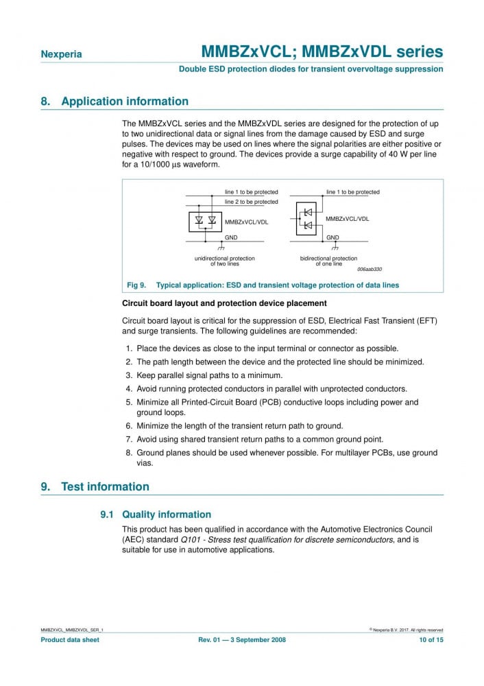 MMBZ12VDL datasheet page 10