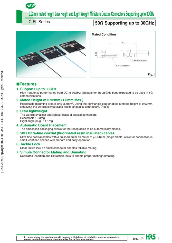 HRS C.FL catalog page 1