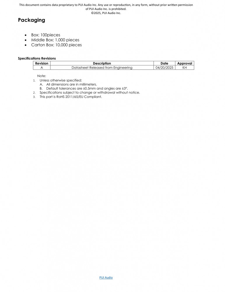 TOM-1542L-2 datasheet page 6
