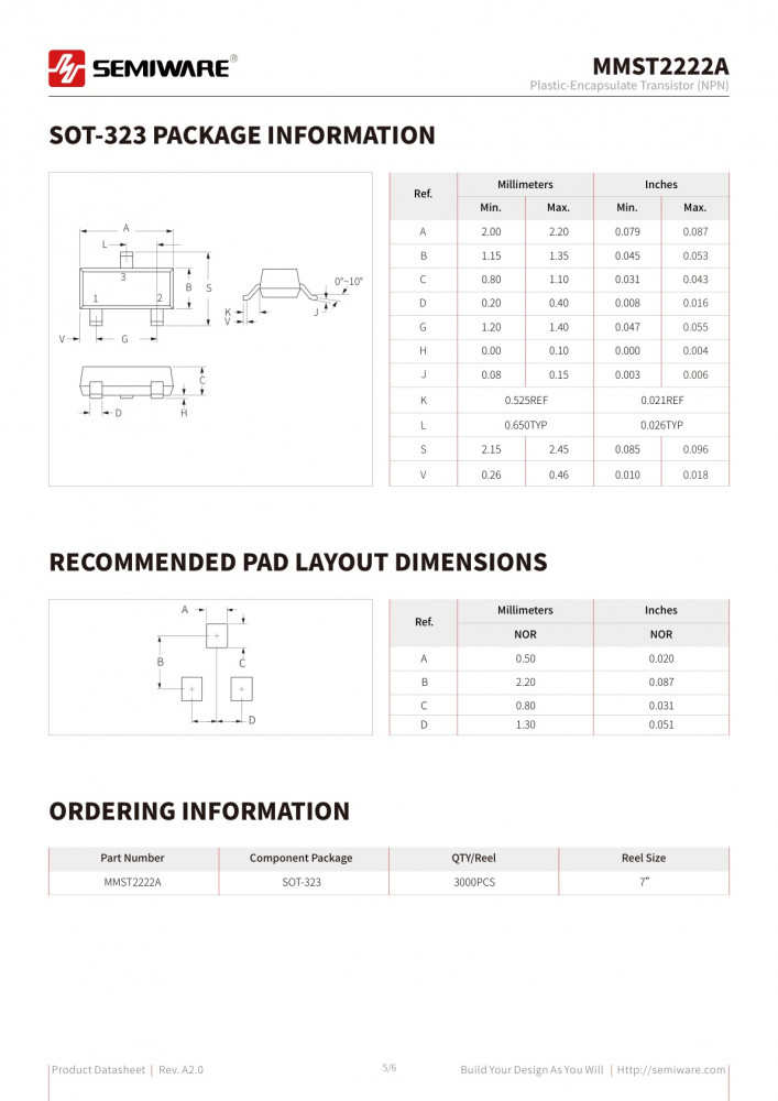 MMST2222A datasheet page 5