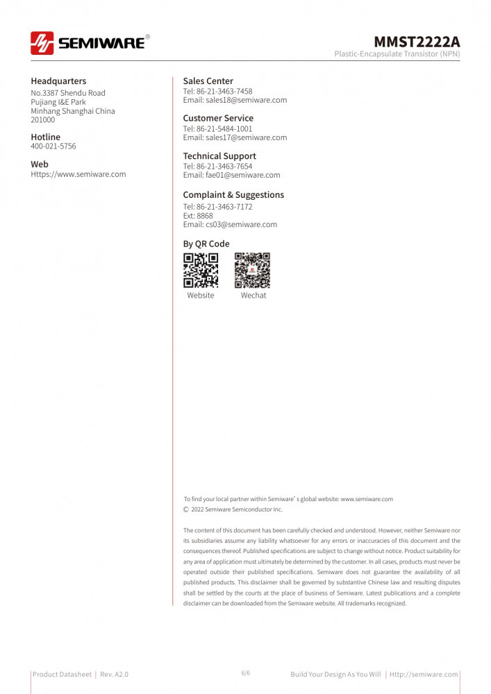 MMST2222A datasheet page 6