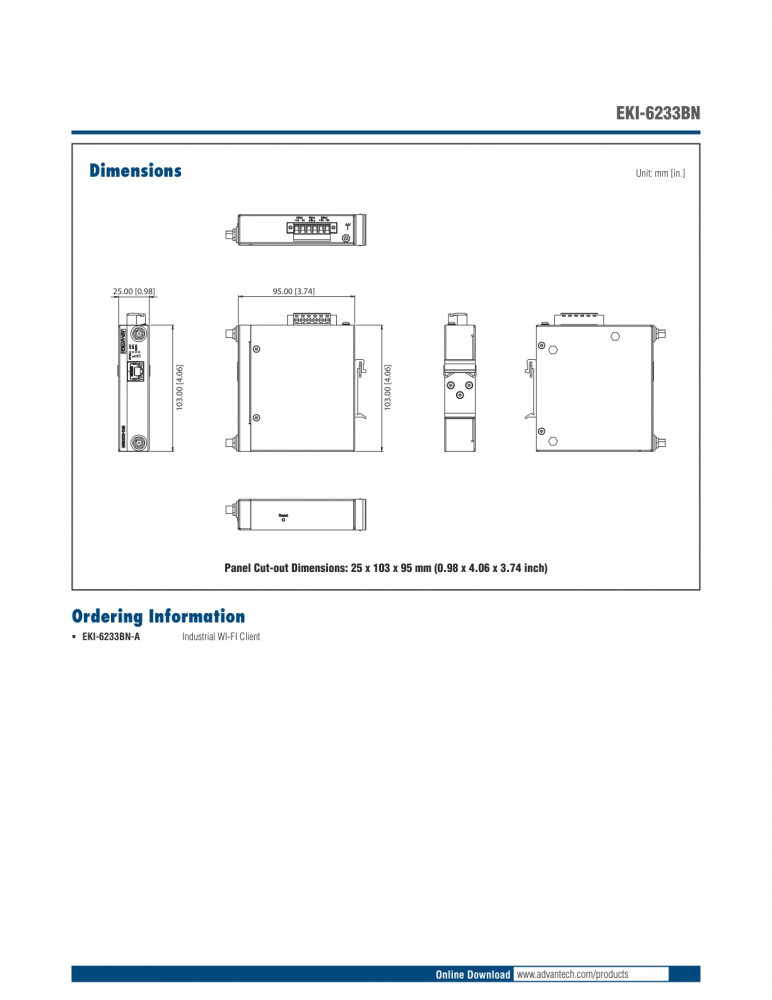 EKI-6233BN product documentation page 2