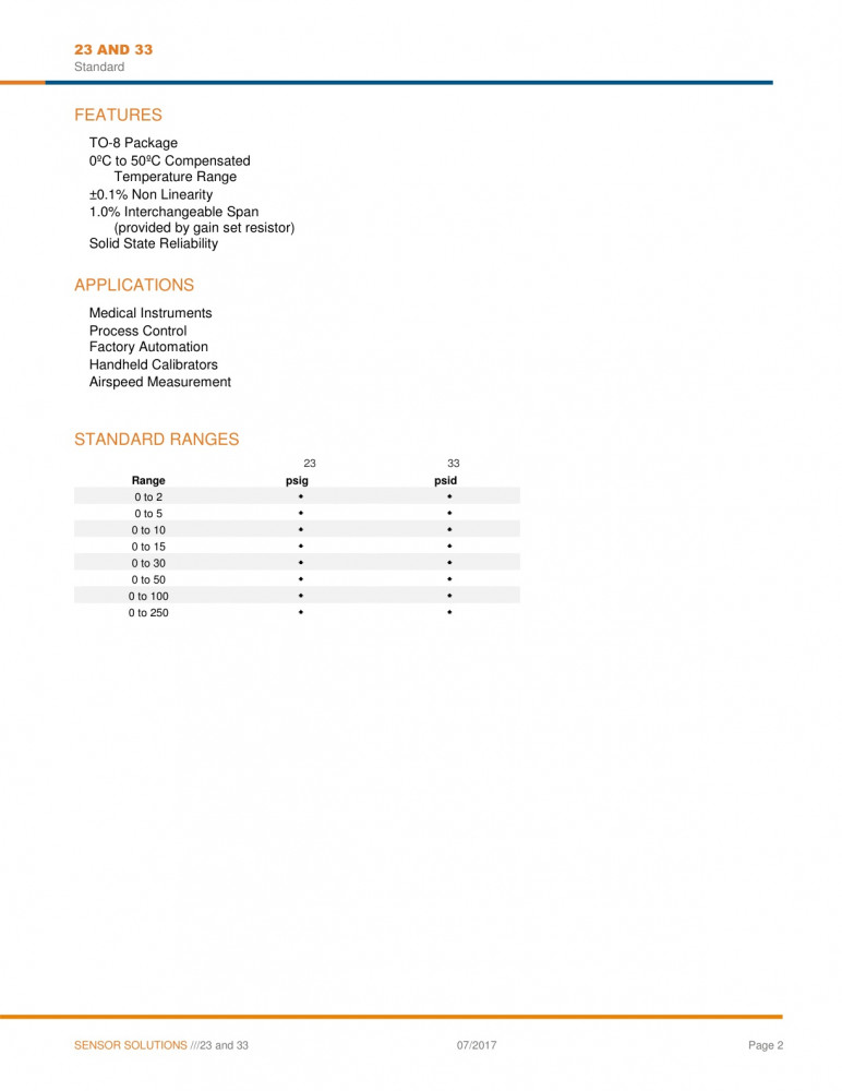 33A-001D datasheet page 2