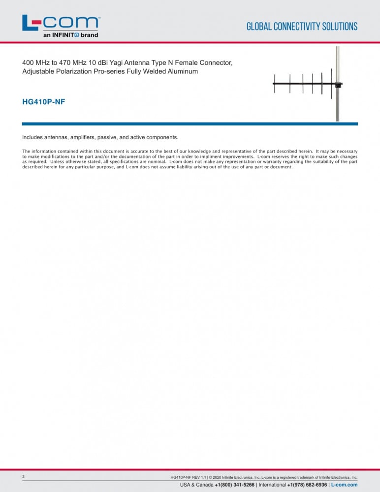 HG410P-NF technical document page 3