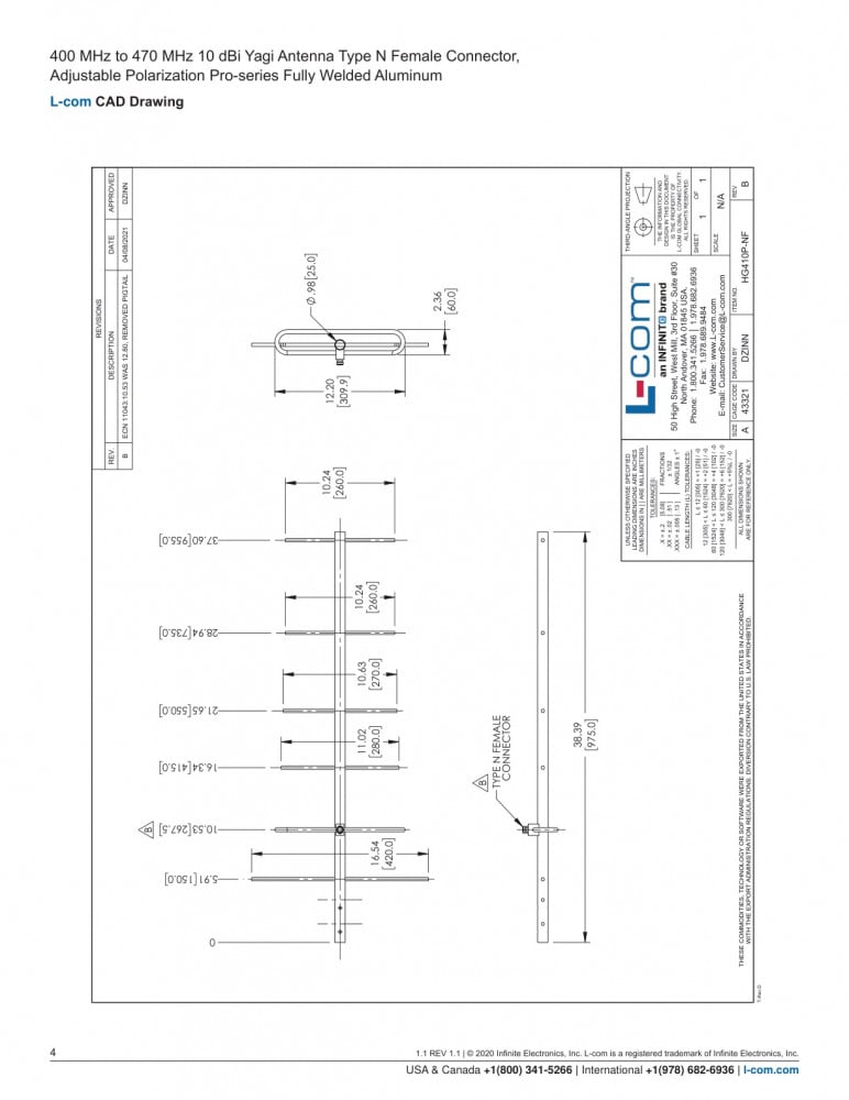 HG410P-NF technical document page 4