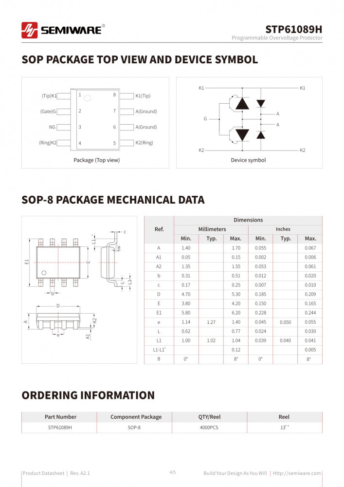 STP61089H technical document, page 4